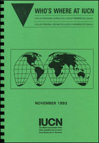 Who's where at IUCN | IUCN Library System
