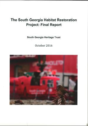 The South Georgia Habitat Restoration Project : final report | IUCN ...