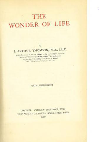 The wonder of life | IUCN Library System
