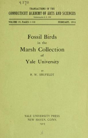 Fossil birds in the Marsh Collection of Yale University | IUCN Library ...