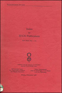 Index to IUCN publications new series nos. 1-10 | IUCN Library System