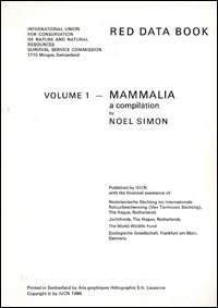 Red data book. Volume 1. Mammalia, a compilation | IUCN Library System