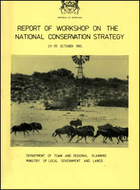 Proceedings of the Workshop on the National Conservation Strategy, 23 ...